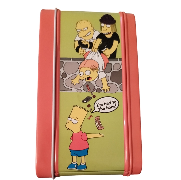 Neca | Kitchen | New The Simpsons Bart Simpson Vintage Metal Lunch Box ...